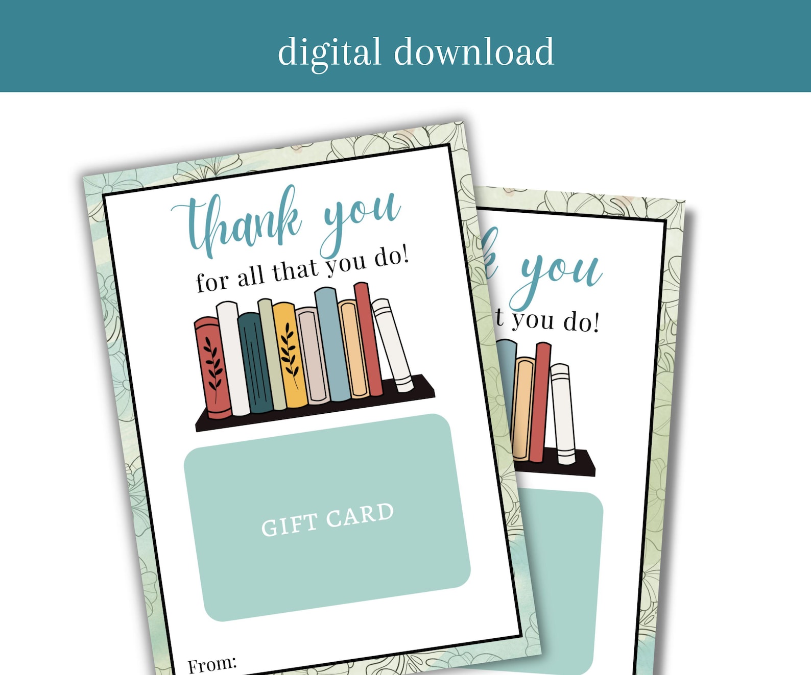 Librarian Thank You Gift, School Librarian, Librarian Appreciation Week ...