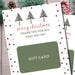Christmas Gift Card Holder Printable, Teacher Christmas Gift, Daycare ...