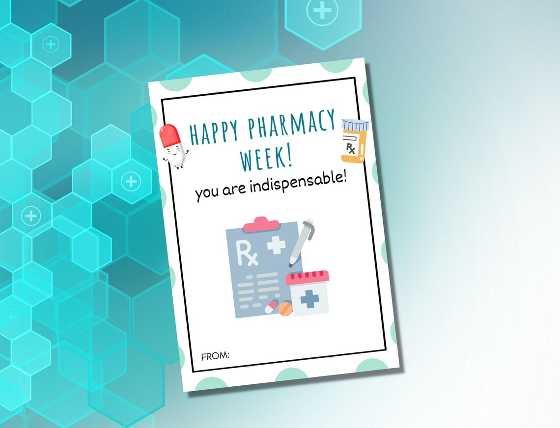 Pharmacy Week Gift Tag, Lab Tech Gift, Pharmacy Appreciation Week ...