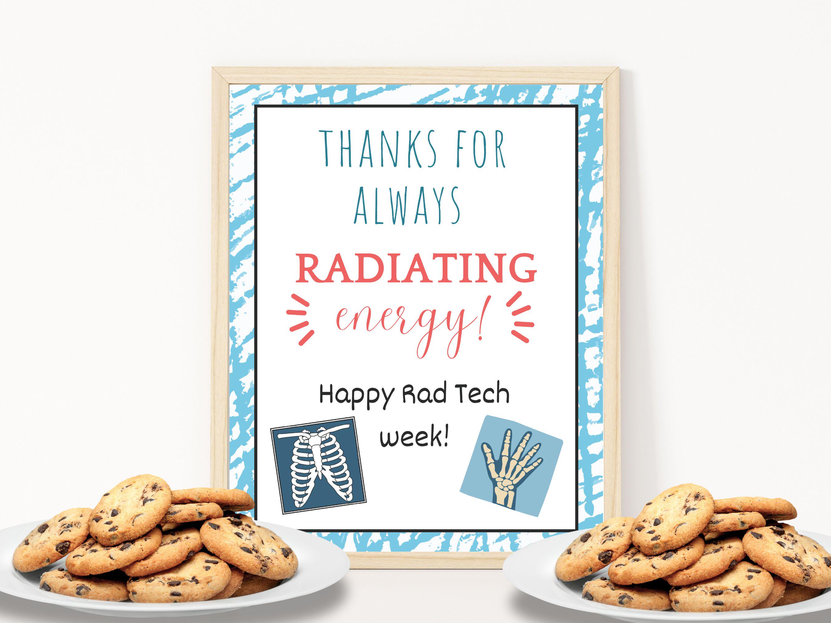 Rad Tech Week Sign, Rad Tech Week Banner, Radiologic Tech Appreciation ...
