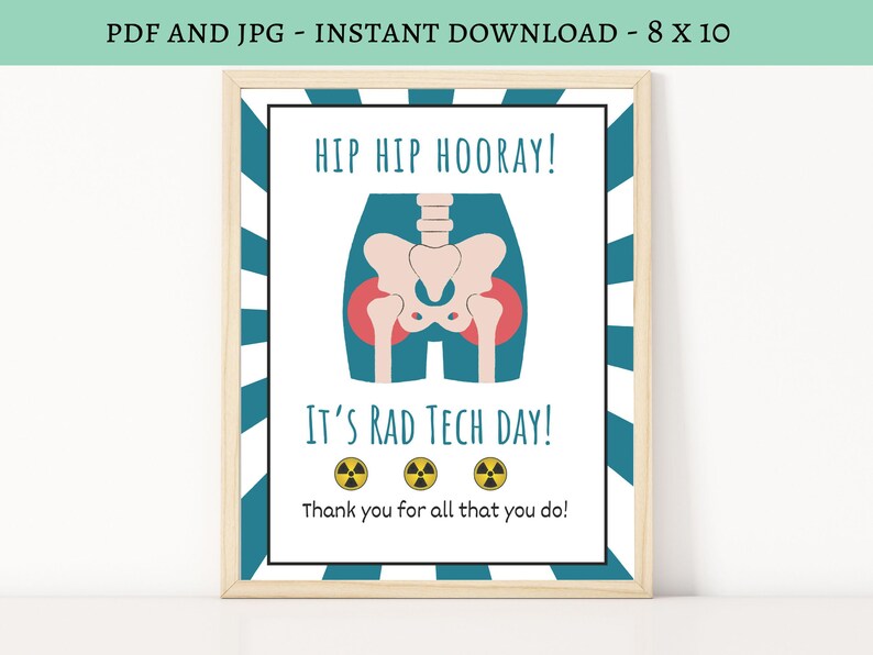 Printable Rad Tech Week Banner, Rad Tech Week Sign, Radiology Tech ...