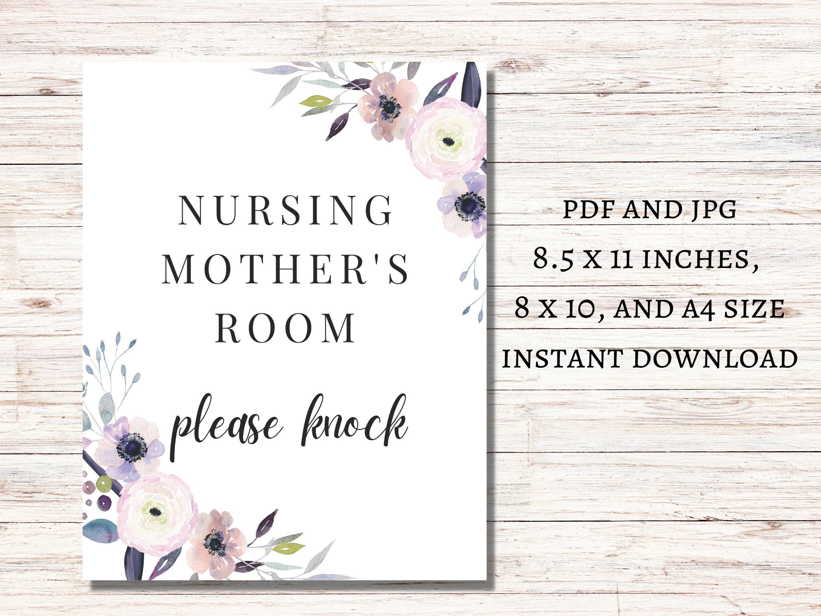 Nursing Mother Room Sign Printable, Please Do Not Disturb Sign ...