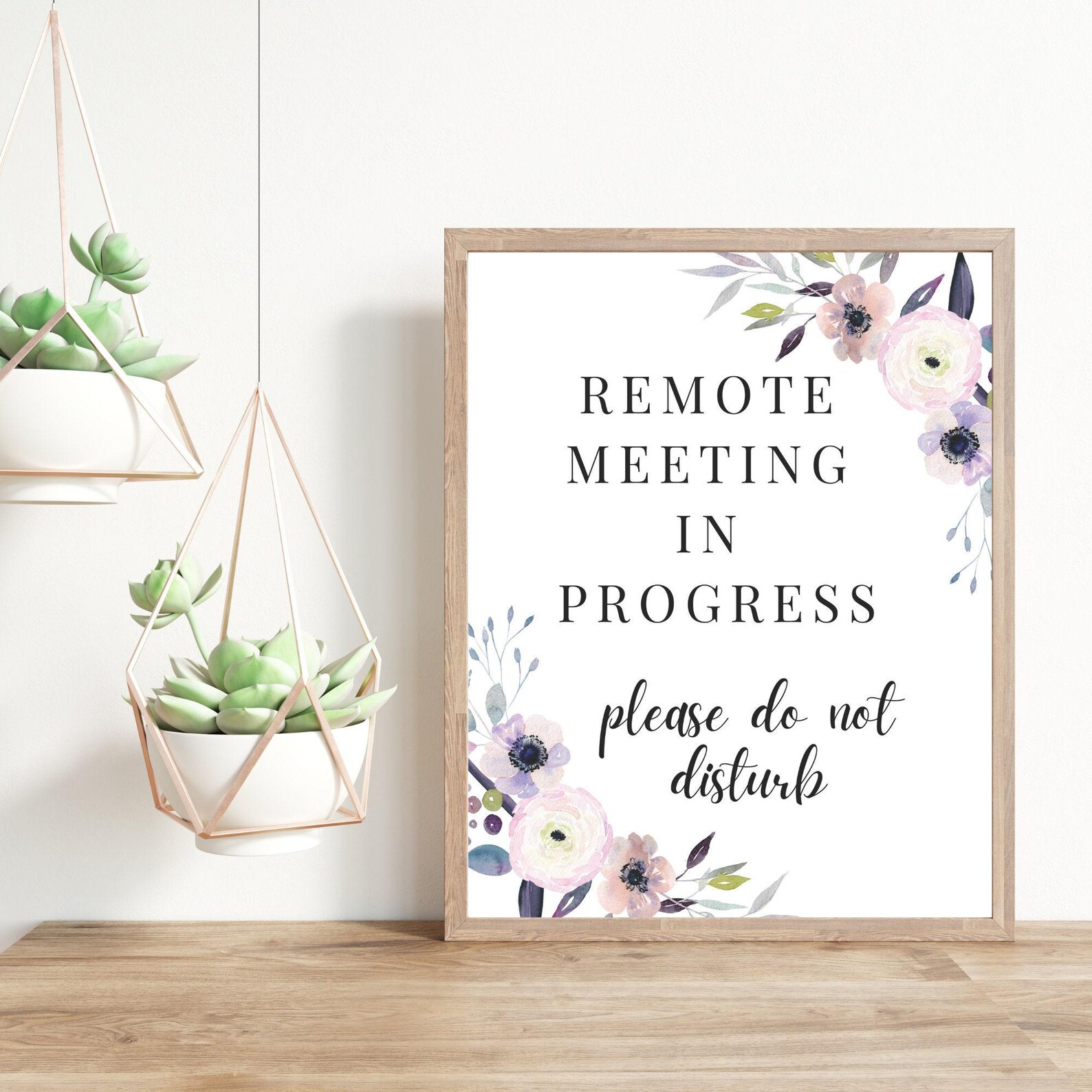 Do Not Disturb Office Sign Printable, Zoom Meeting Sign, in A Meeting ...