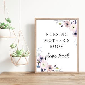 Nursing Mother Room Sign Printable, Please Do Not Disturb Sign ...