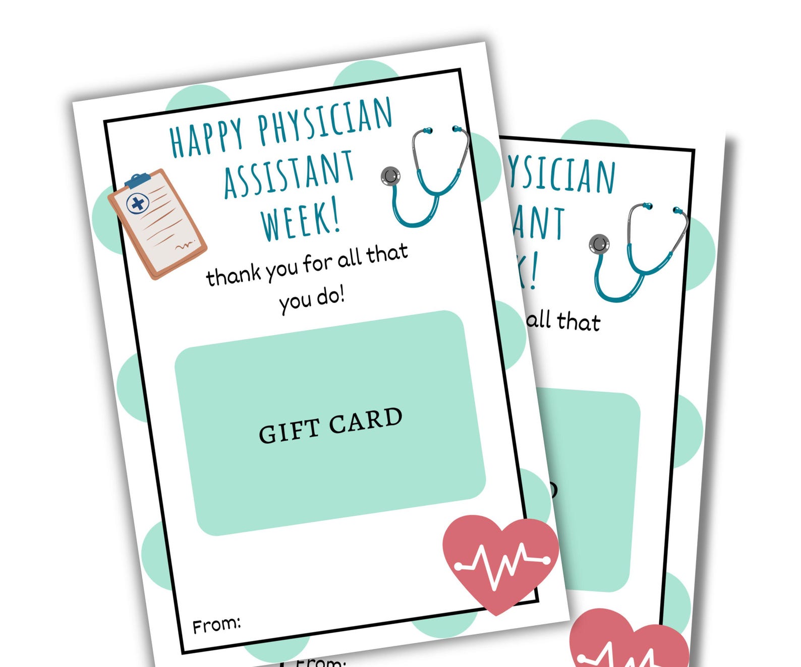 Physician Assistant Week Gift, Gift Card Holder, PA Week Gift, PA ...