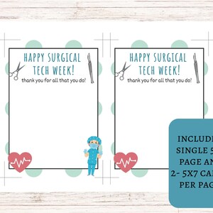 Surgical Tech Week Gift, Gift Card Holder, Surgical Tech Appreciation ...