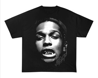 ASAP Rocky Png,rap Tee Design, Digital Download, Vintage Bootleg Style ...