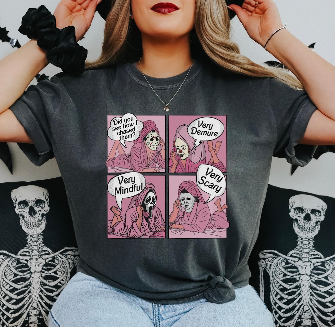 Very Demure Very Mindful Very Scary Halloween Shirt, Very Demure Shirt ...