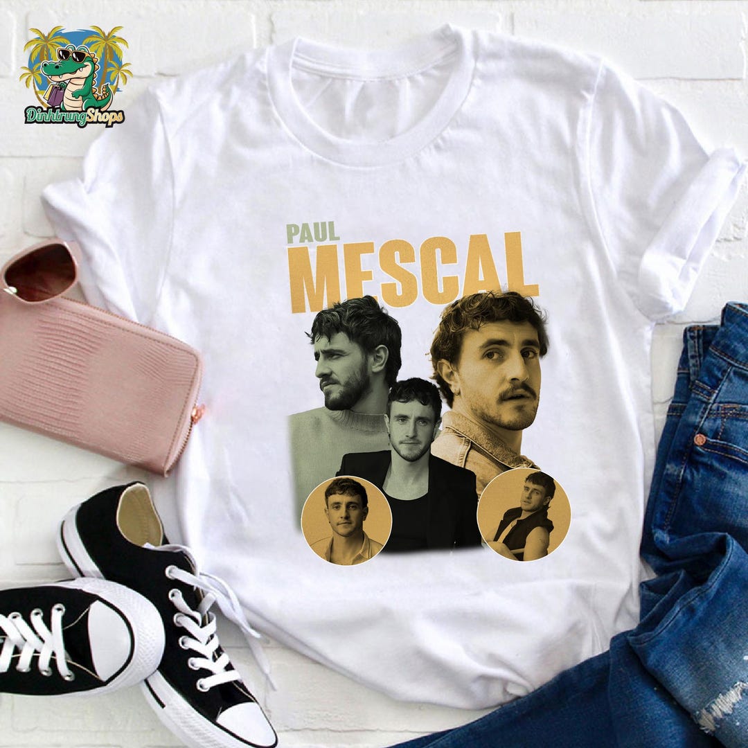 Paul Mescal Vintage Retro Shirt, Normal People Tee, Irish Actor Tshirt ...