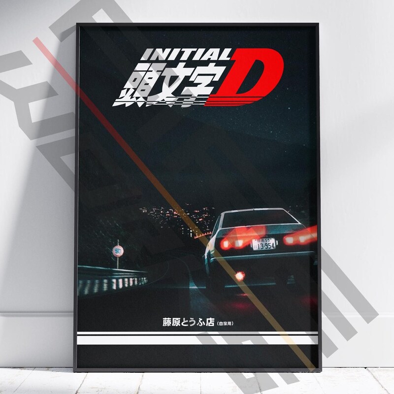 Initial Poster - Etsy