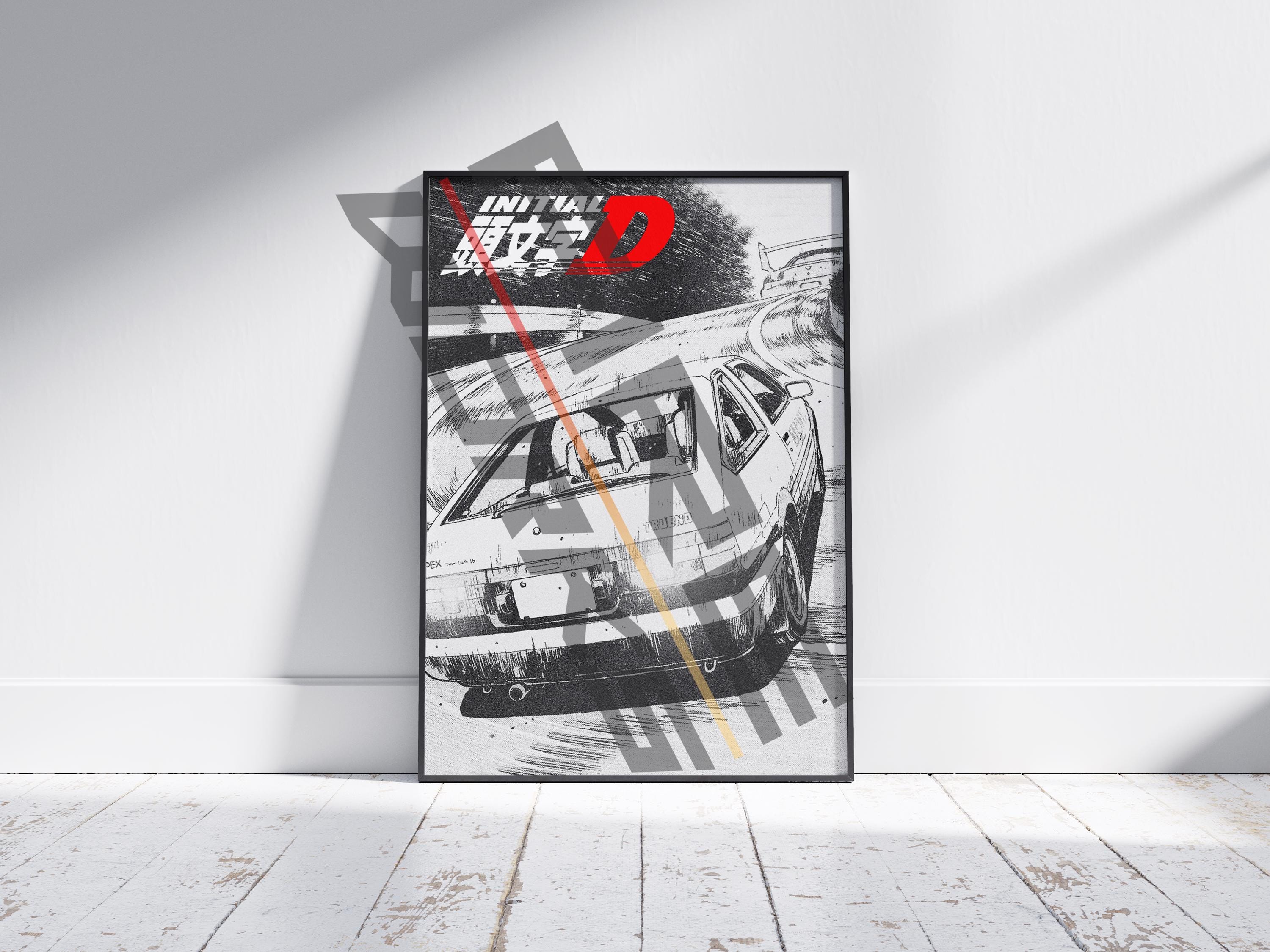 4 in 1 Initial D Digital Download Initial D Poster Initial D Art ...