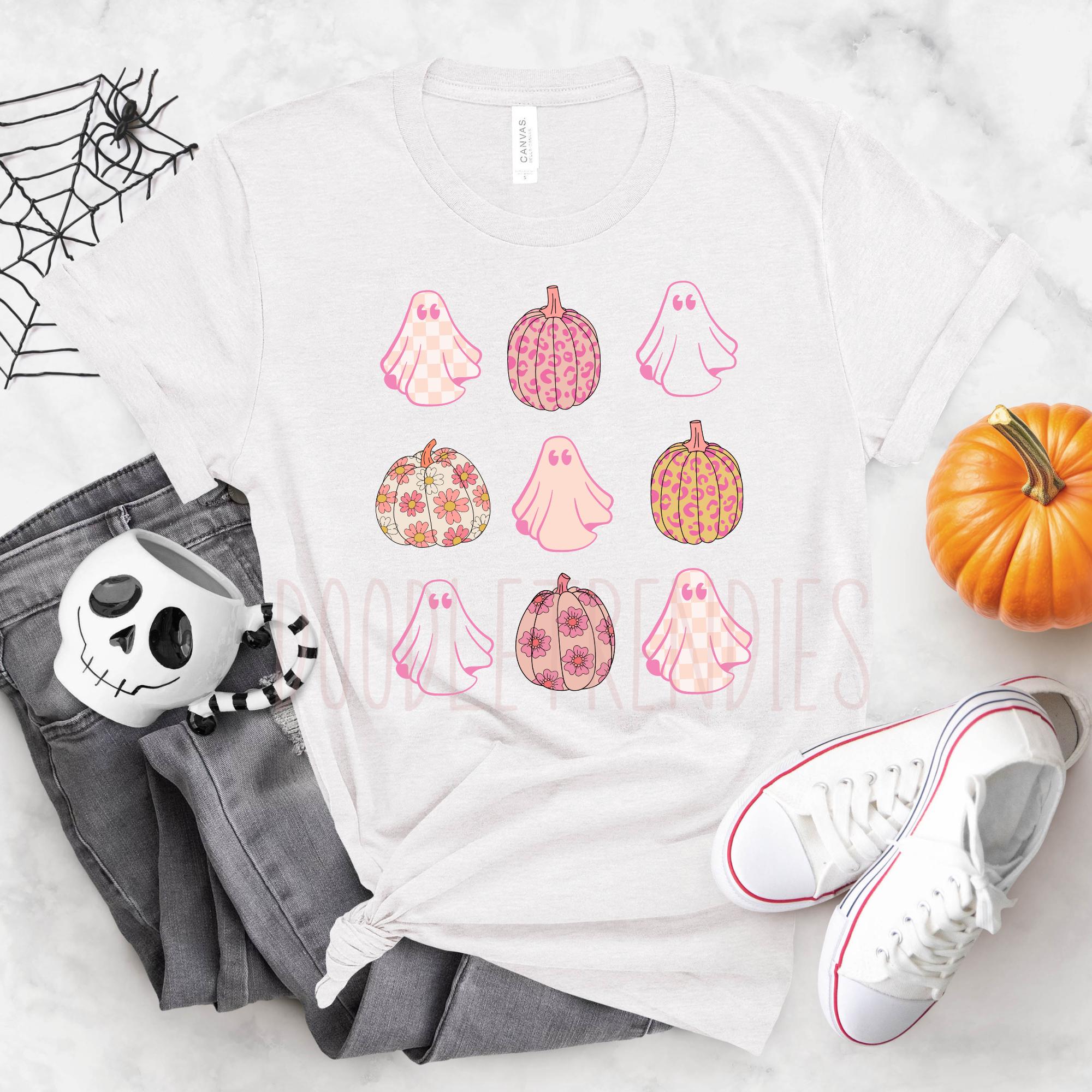 Pink Ghost Png Ghost Collage Svg PNG, Halloween Png Cute Pink Ghost ...
