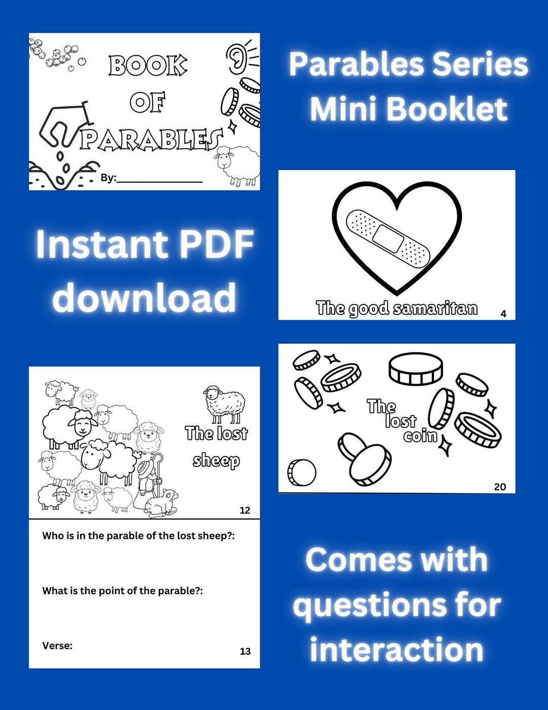Parables Series Mini Booklet - Etsy