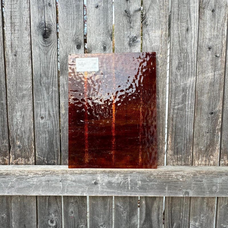 Amber Stained Glass Sheets - Etsy