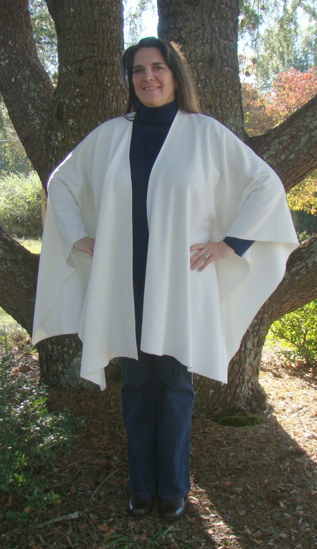 Winter White Fleece Wrap Shawl Ruana Stole With or Without Fringe - Etsy