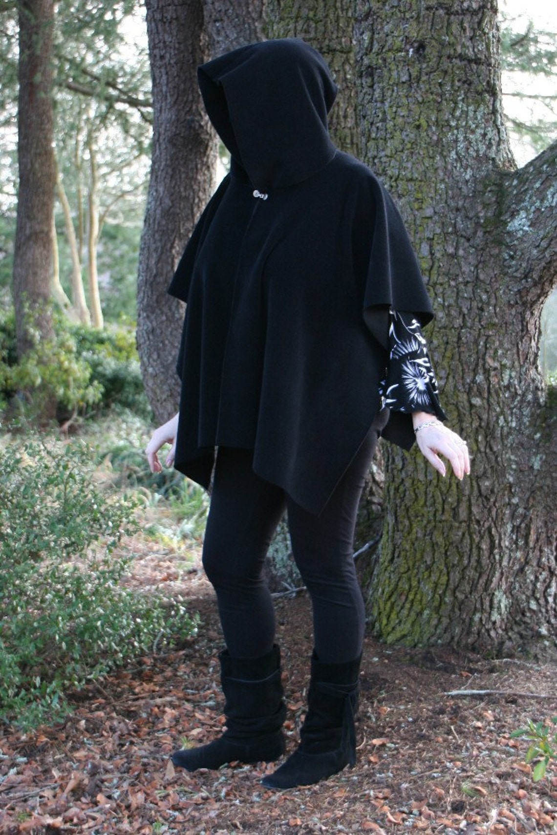 Darth Vader Ninja Hooded Poncho or Cape Children Petites Small - Etsy