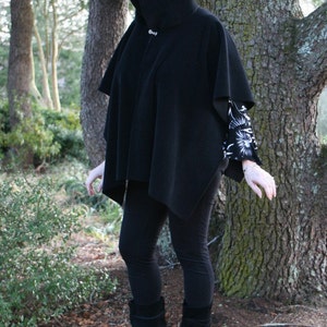 Darth Vader Ninja Hooded Poncho or Cape Children Petites Small Adult ...