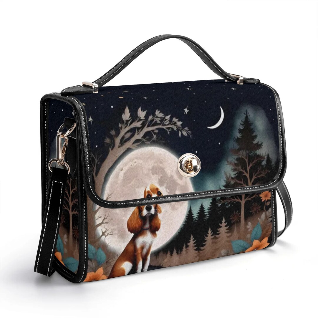 Vegan Leather Corgi Satchel Bag - Dog Lover Gift for Pet Owners ...