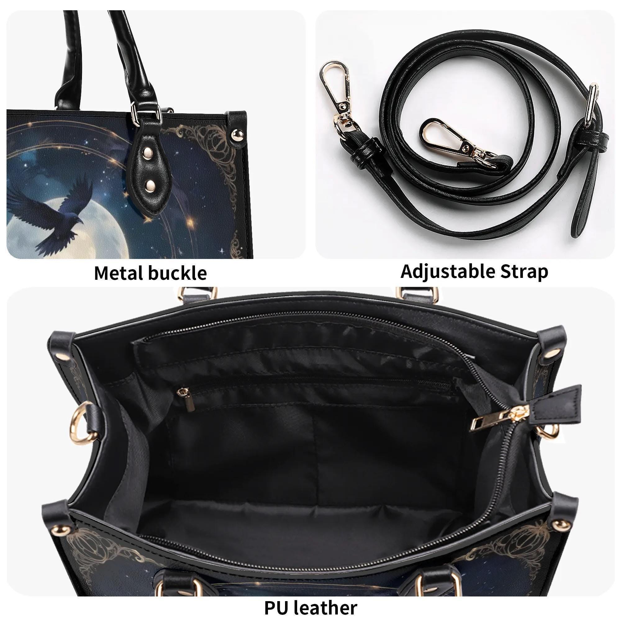 Gothic Crow Bag Cute Crossbody Purse Witchy Purse, Top Handle Bag ...