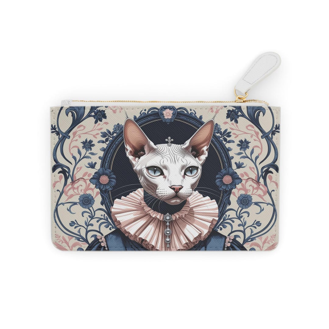Royal Sphynx Portrait Mini Clutch, Animal Lover Bags, Stylish Mini Bag ...
