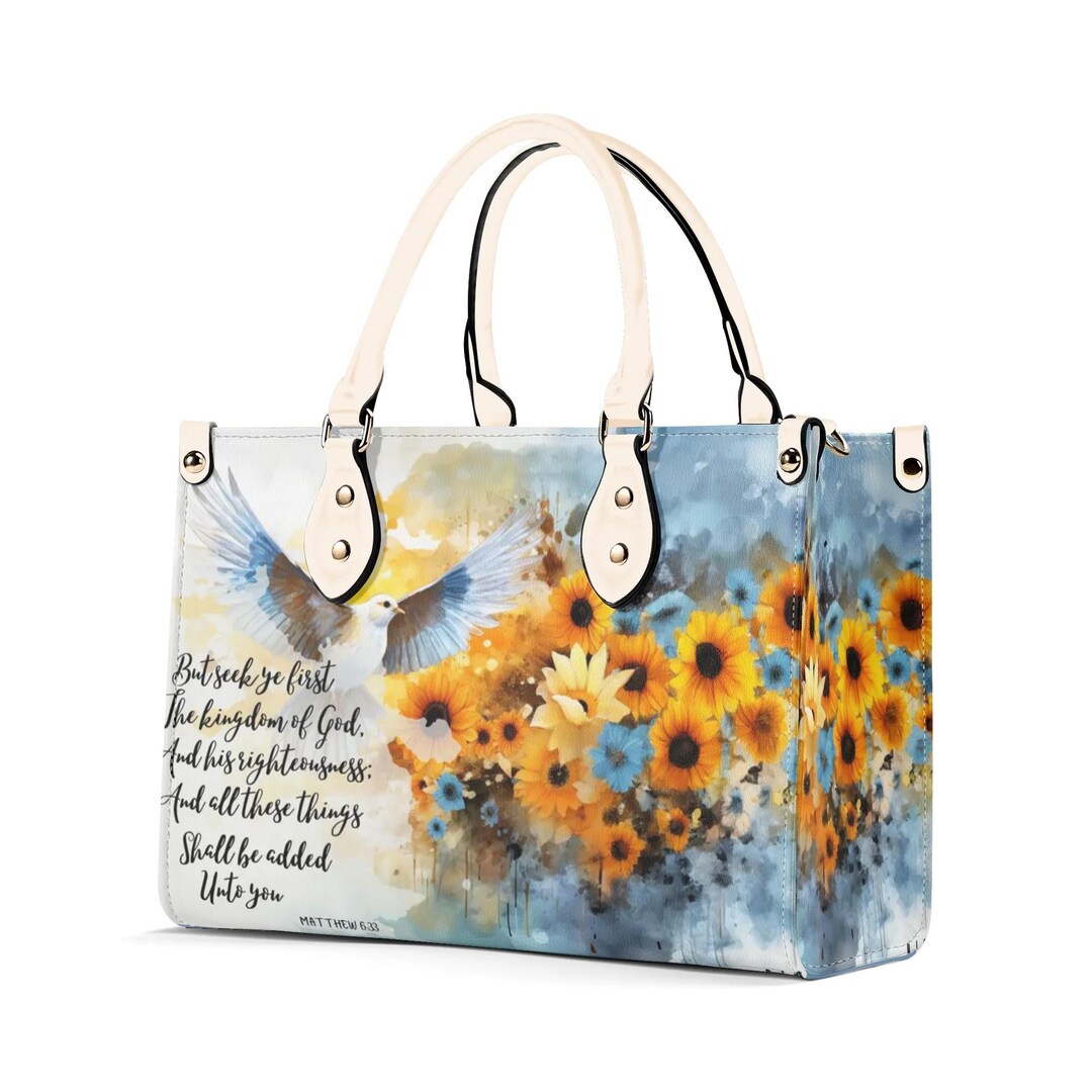 Kingdom of God Bag - Luxury Vegan Leather Handbag for Women - Christian ...