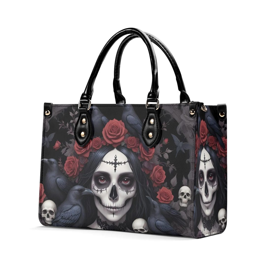 Goth Goth Bag Vegan Leather Cute Handbags Shoulder Bag, Small to Large ...