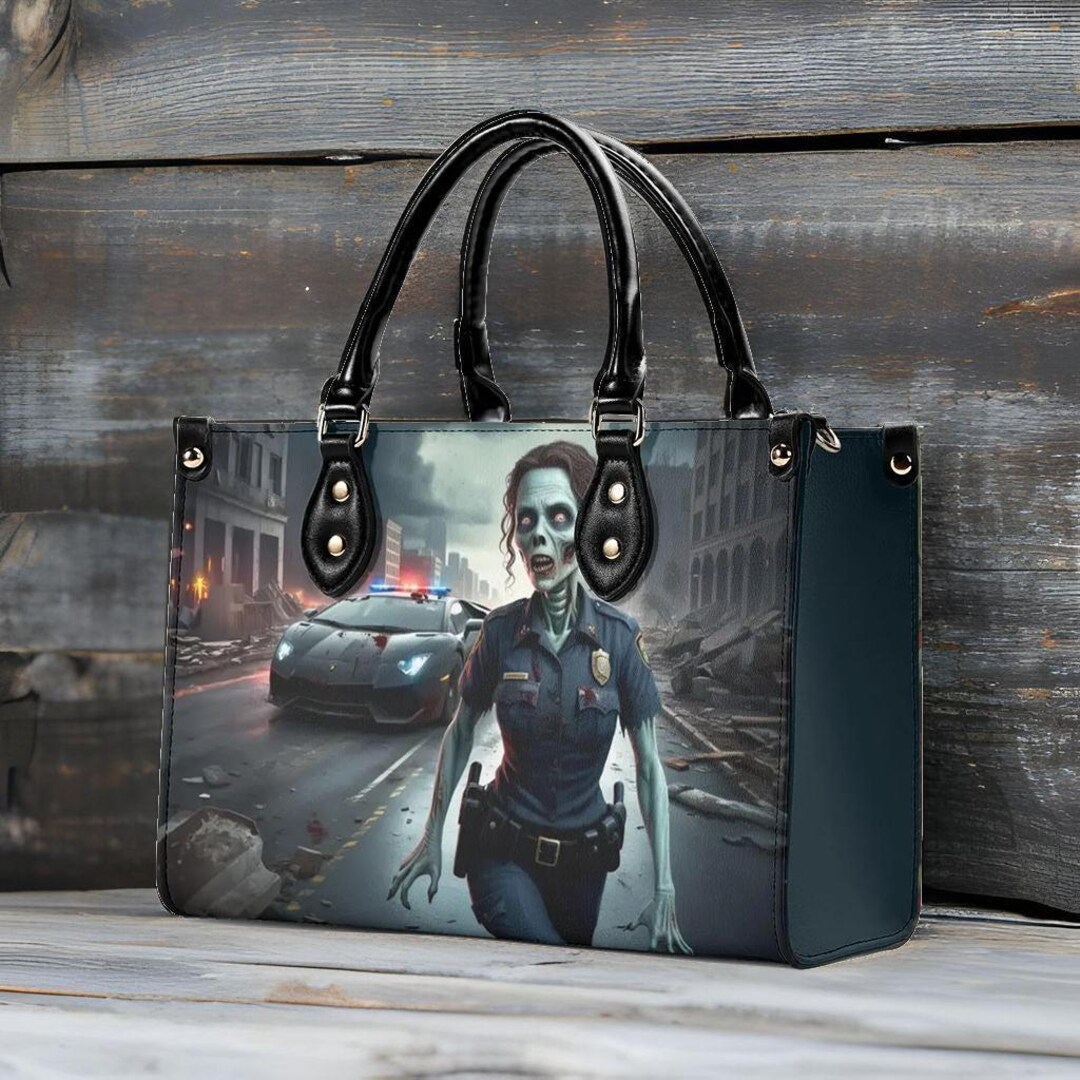 Female Zombie Cop Luxury Women PU Leather Handbag - Etsy