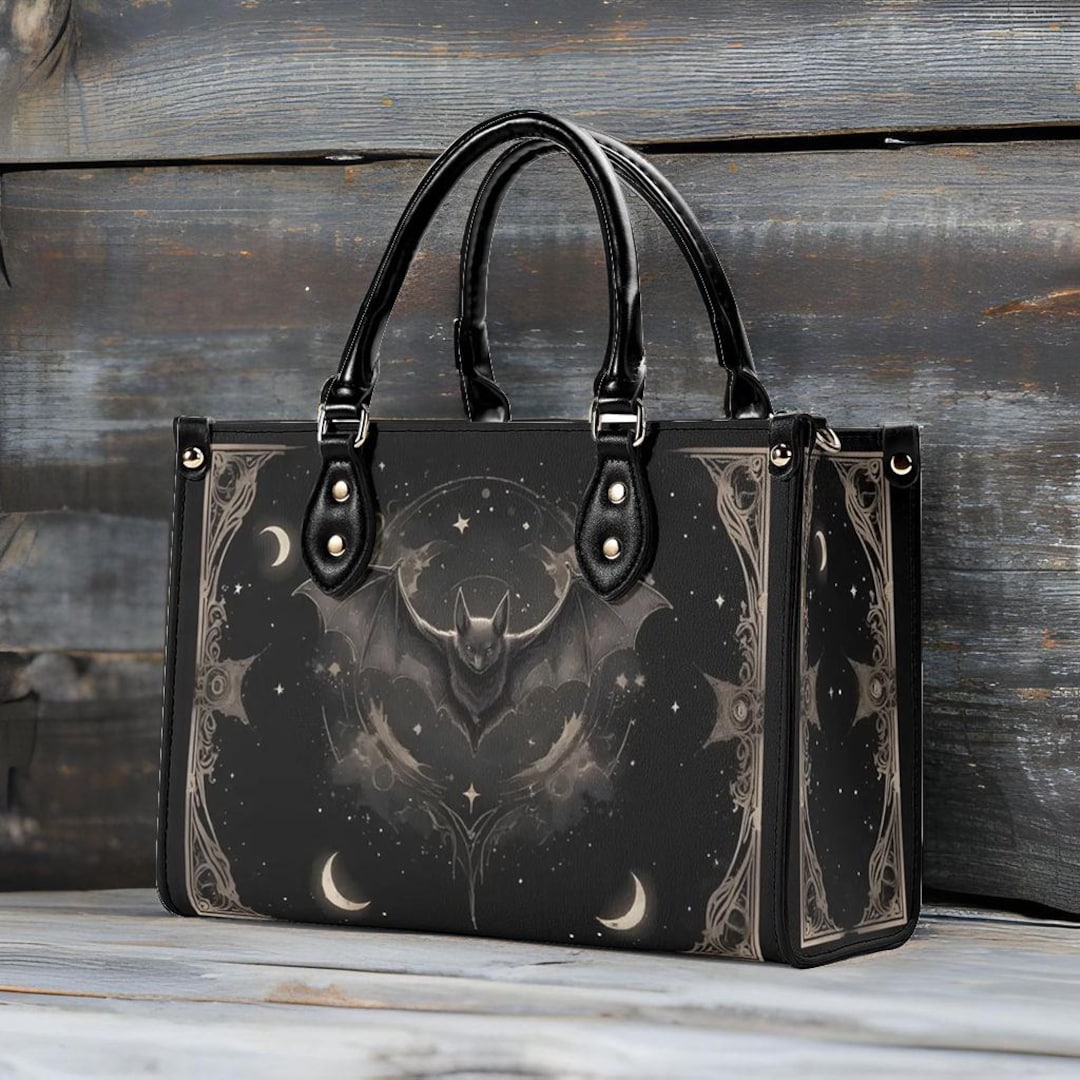 Gothic Bat Bag Cute Crossbody Purse Witchy Purse, Top Handle Bag ...