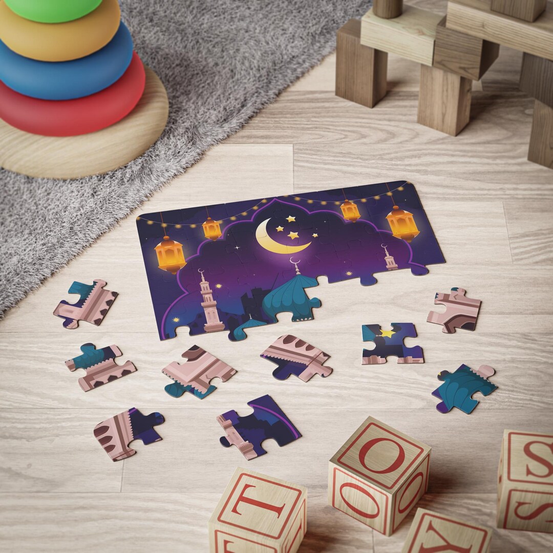 Ramadan Kids' Mosque Puzzle Activity for Young Muslims , 30-piece - Etsy
