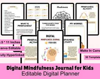 Fun Mindfulness *for Kids* Printable Workbook | Practice Mindfulness ...