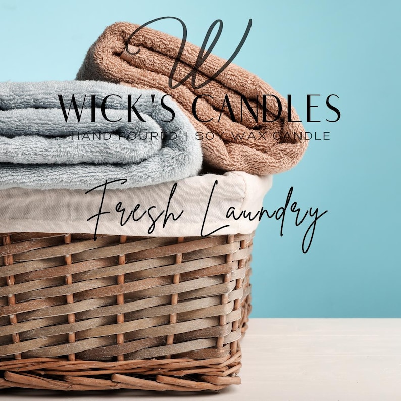 Wick's Candle Fresh Laundry - Etsy