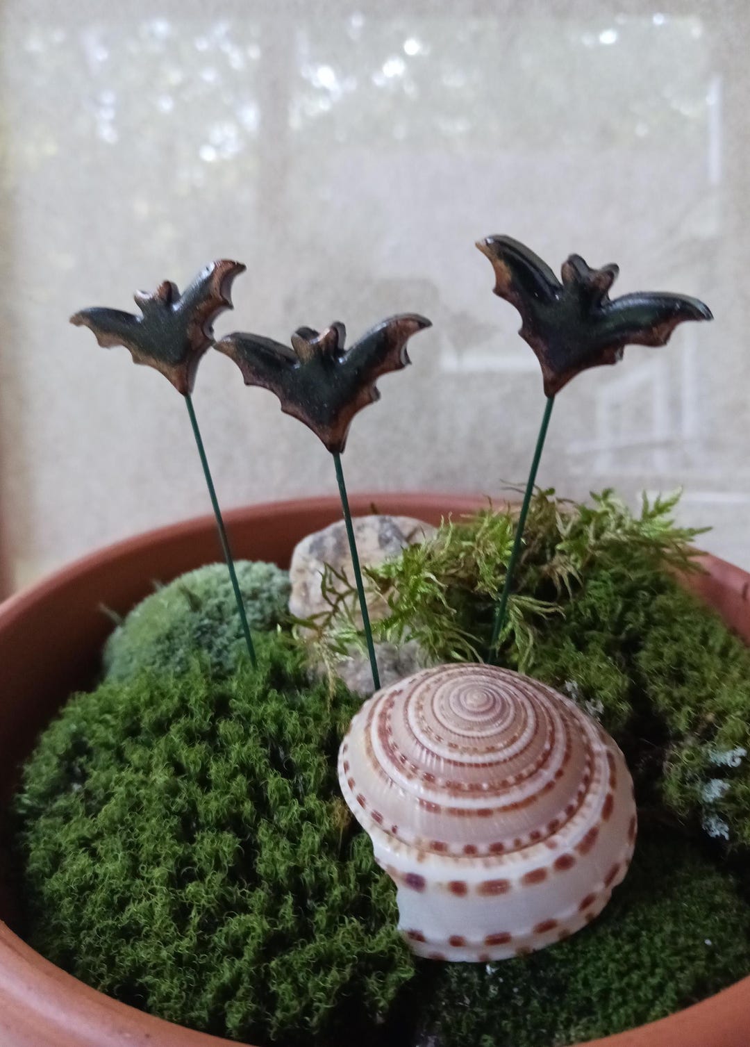 Cute Flying Bat Decorations, Decorative Plant Stakes, Little Flying ...