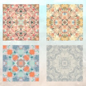 Geometric Abstract Seamless Pattern Flawless Digital Papers Printable ...