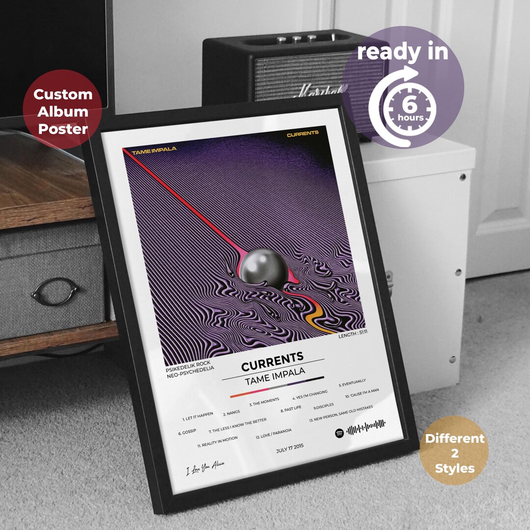 Custom Album Cover Poster, Sets of Album Cover Posters, Tracklist ...