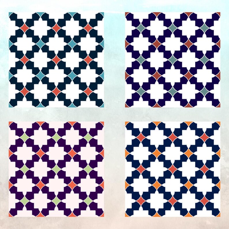 Arabic Art Pattern Flawless Digital Papers Printable Scrapbook Paper ...