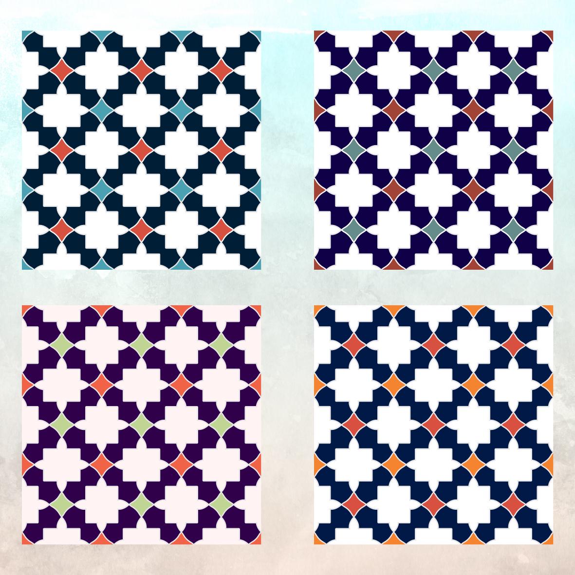 Arabic Art Pattern Flawless Digital Papers Printable Scrapbook Paper ...