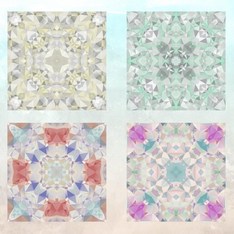 Geometric Abstract Seamless Pattern Flawless Digital Papers Printable ...