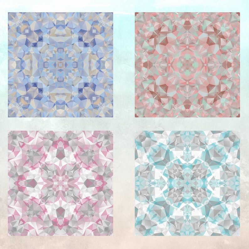 Geometric Abstract Seamless Pattern Flawless Digital Papers Printable ...