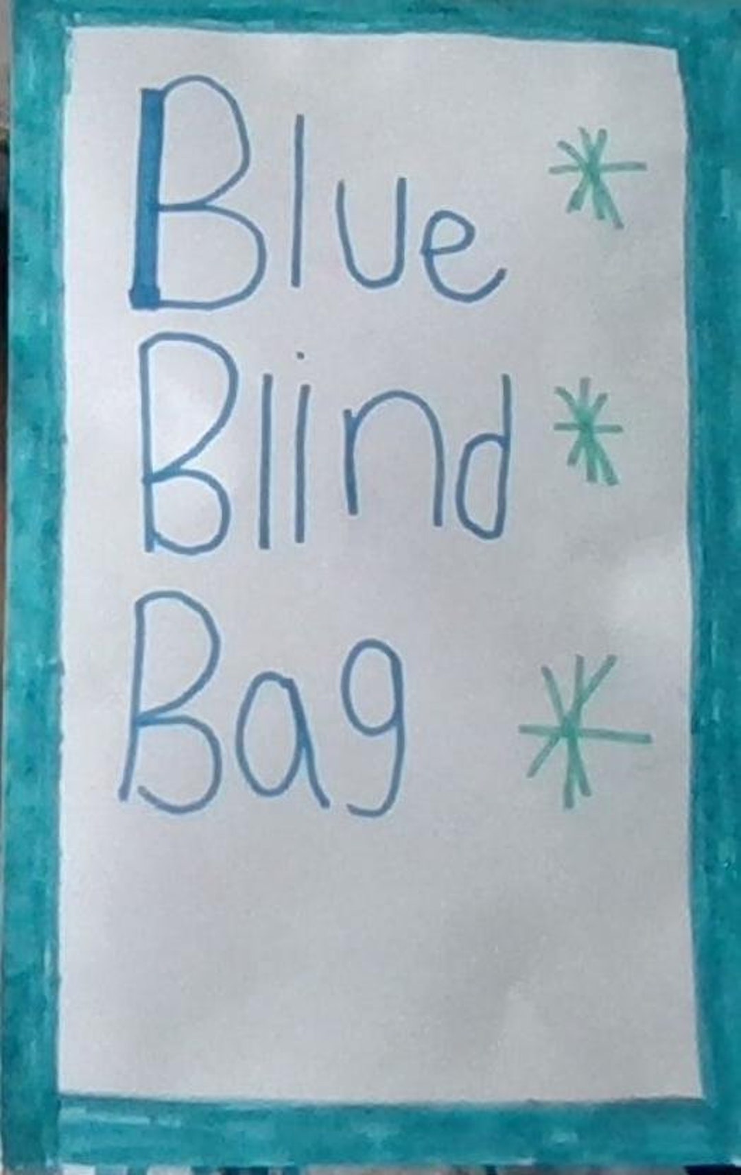 Blue Blind Bag - Etsy