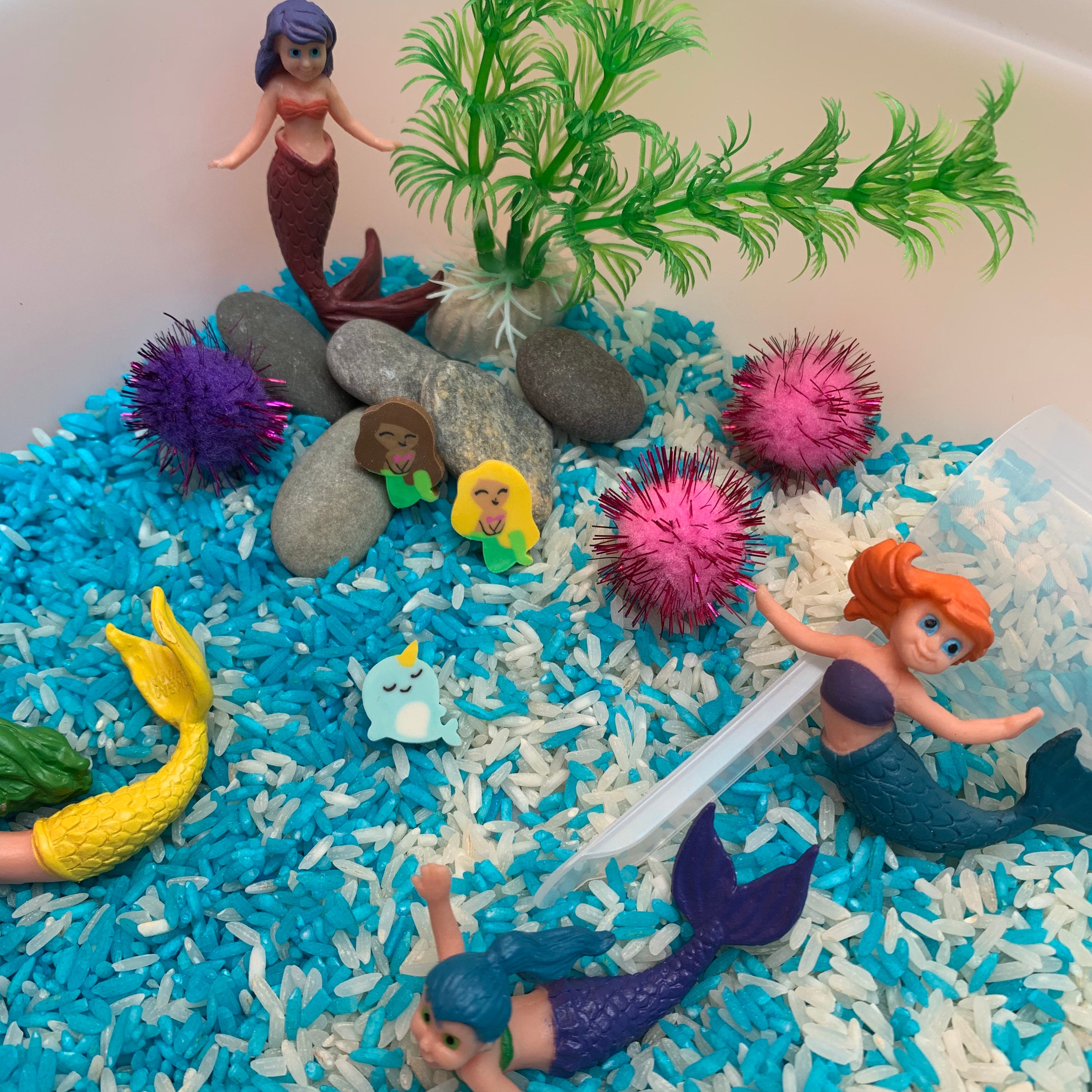 Mermaid Lagoon Sensory Bin Kit - Etsy
