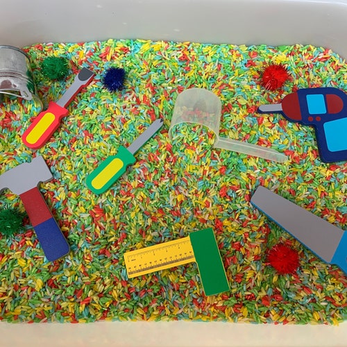 CUSTOM Construction Site Sensory Bin - Etsy