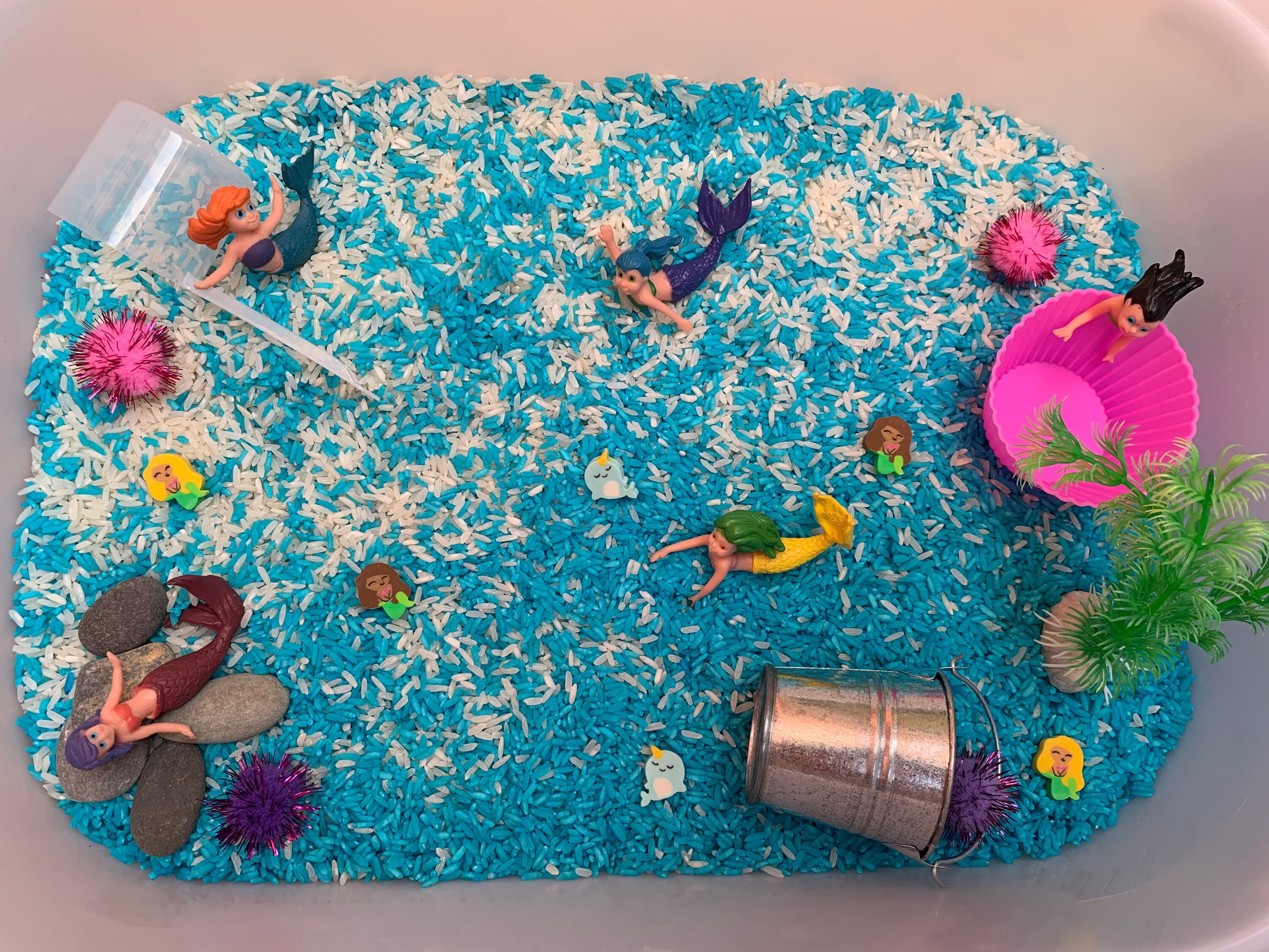 Mermaid Lagoon Sensory Bin Kit - Etsy