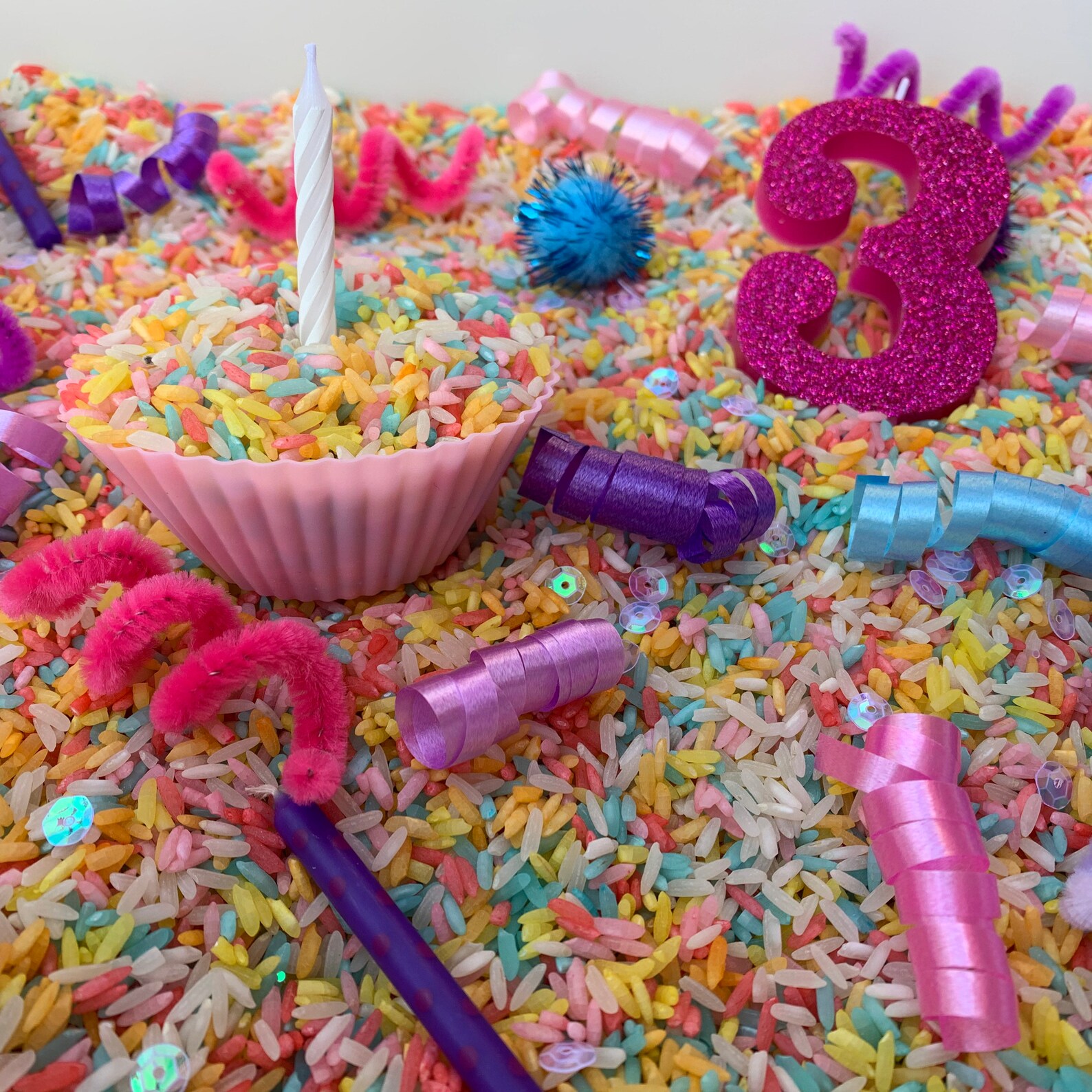 Birthday Party Sensory Bin Kit - Etsy