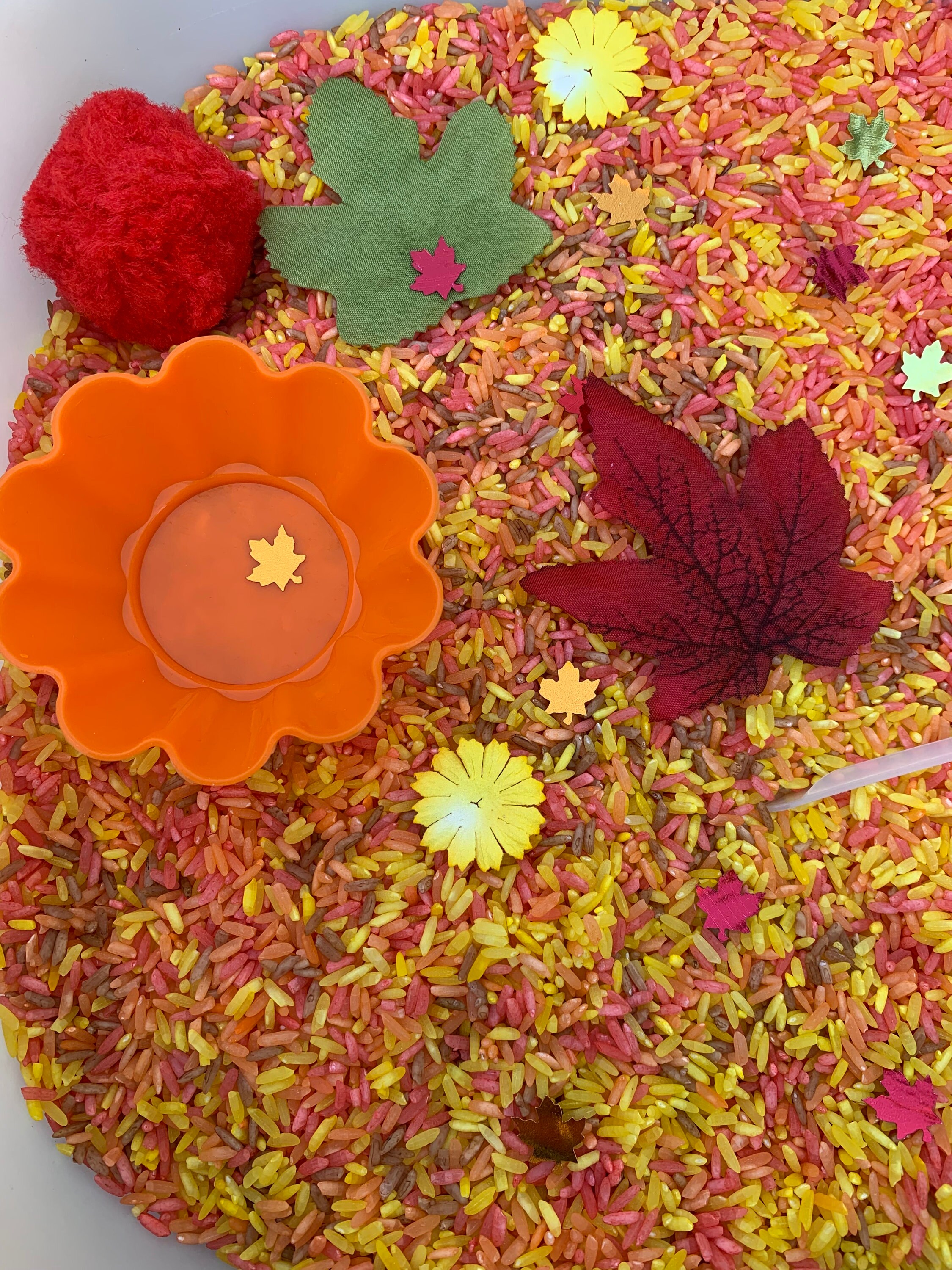 Autumn Fall Leaves Sensory Bin Kit - Etsy