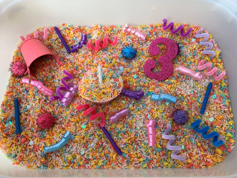 Birthday Party Sensory Bin Kit | Etsy