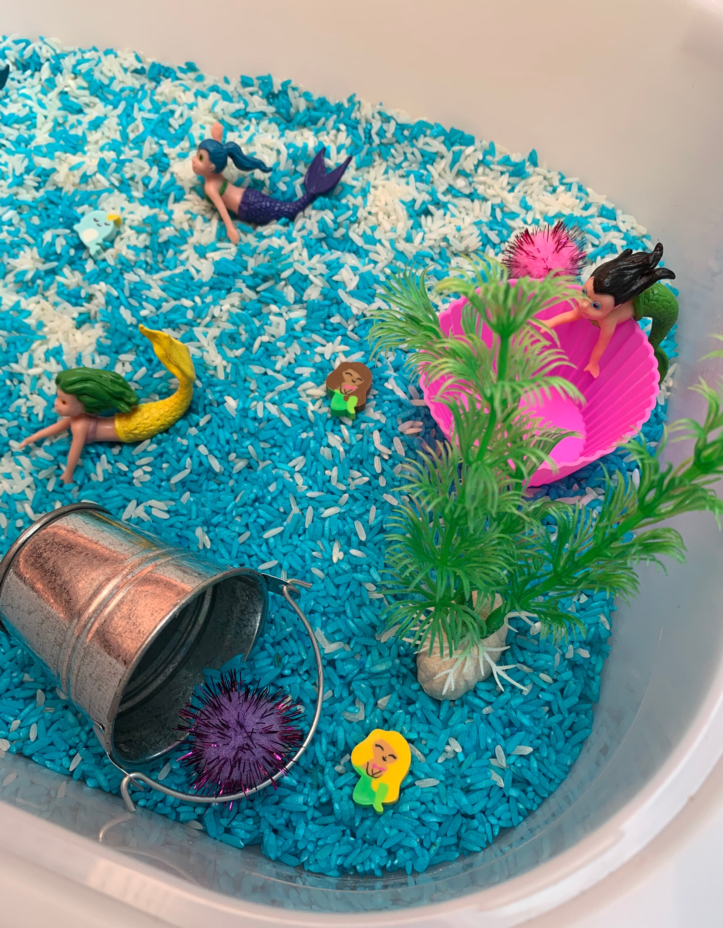 Mermaid Lagoon Sensory Bin Kit - Etsy