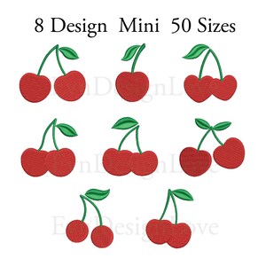 Set Mini Cherry Embroidery, Set Cherry Embroidery, Mini Cherry Machine ...
