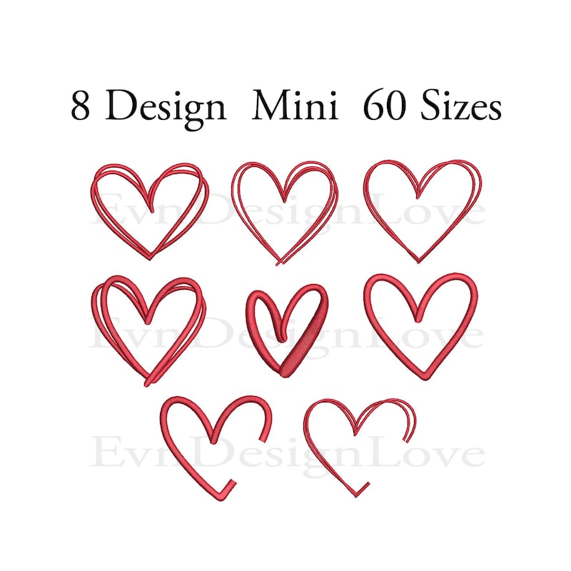 Heart Embroidery - Etsy