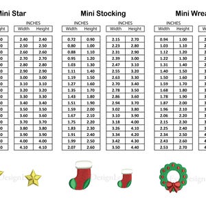 Set Mini Christmas Embroidery, Set Christmas Embroidery, Mini Christmas ...