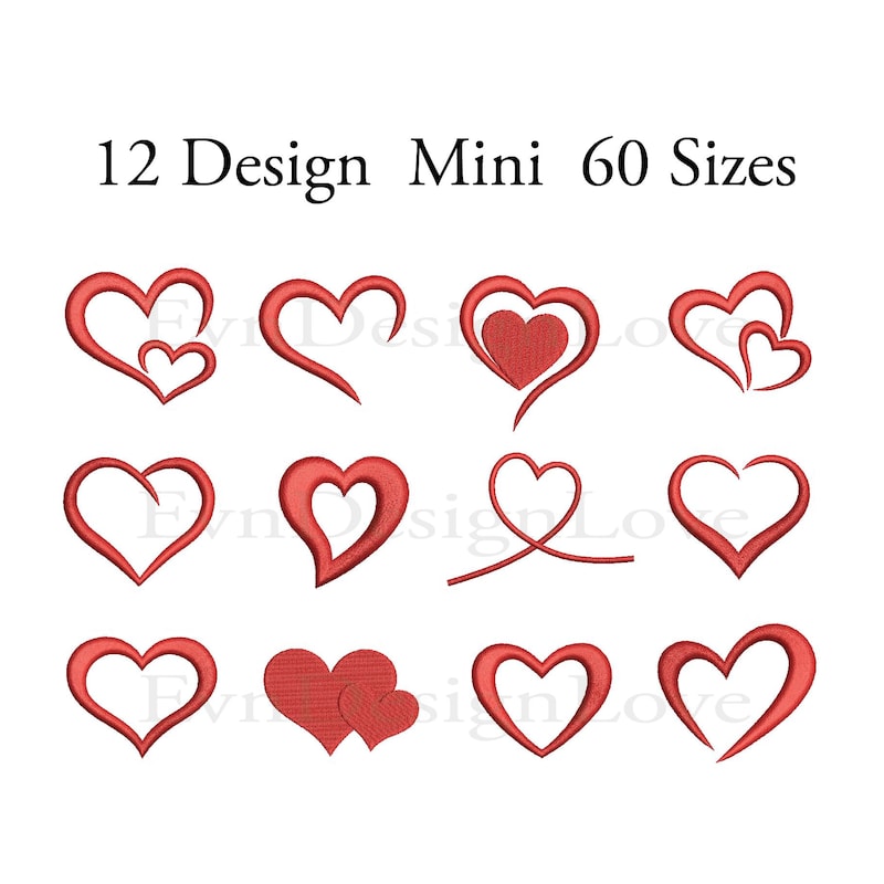Mini Hearts - Etsy